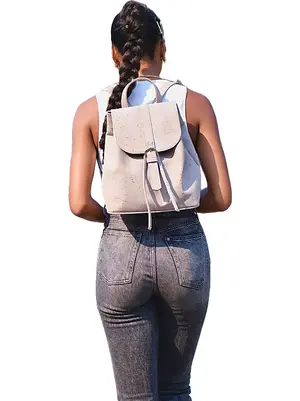 TIRADIA CORK Tiradia Cork Signature Backpack Grey