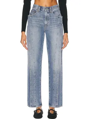 AGOLDE Fold Wide Leg Jeans - Navigate