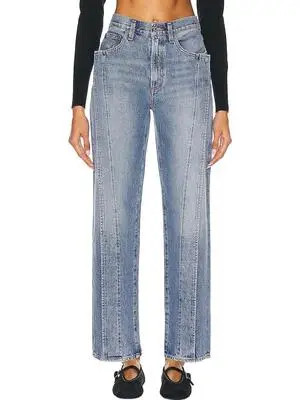 AGOLDE Fold Wide Leg Jeans - Navigate