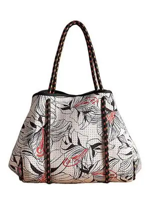 POP UPS BRAND Everyday Neoprene Tote Black Pattern