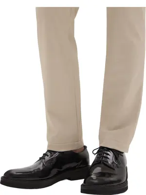 Theory Leather Oxford Shoes - Black