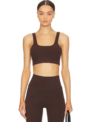 Varley Varley Freesoft Cori Bra In Brown. Coffee