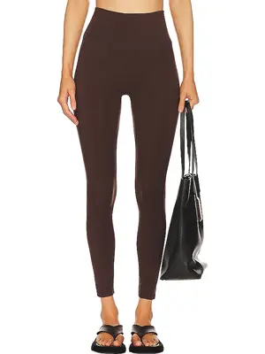 Varley Varley Freesoft High Rise Legging In Brown. Coffee