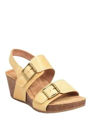 COMFORTIVA Comfortiva Erlina Wedge Sandals Mexico Yellow