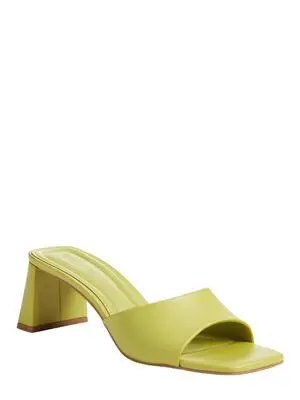 OPEN EDIT Jaydin Slide Sandal Green Lime