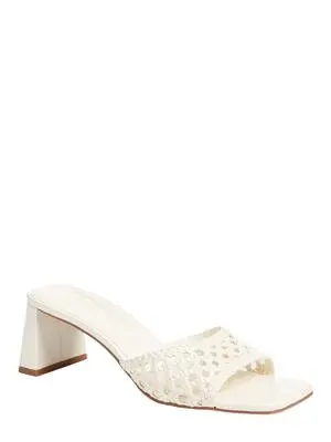 OPEN EDIT Jaydin Slide Sandal Ivory Vanilla