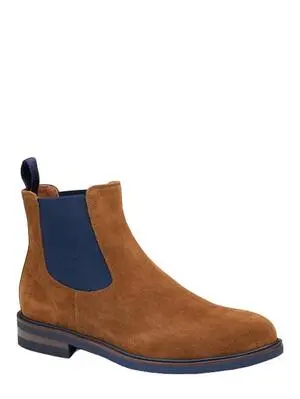 Johnston & Murphy Collection Hartley Chelsea Boot - Snuff Italian Suede