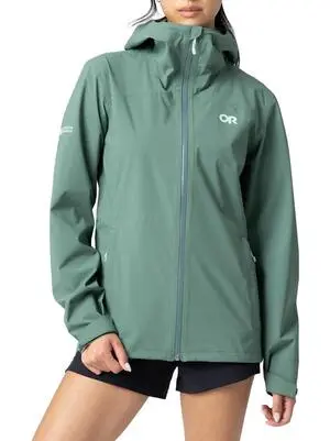OUTDOOR RESEARCH Outdoor Research Stratoburst Packable Rain Jacket Malachite