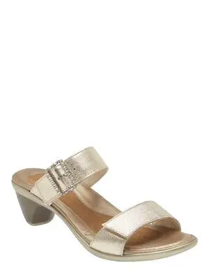 Naot Recent Slide Sandal - Radiant Gold Leather