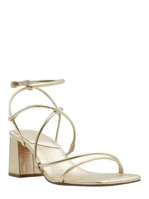 Aldo Harmonni Strappy Sandals - Gold