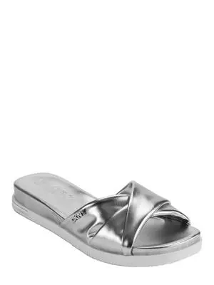 Dkny Jezebel Slide Sandal - Silver