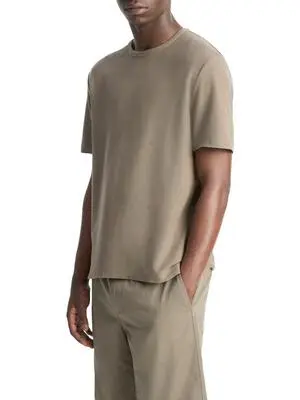 Vince Pima Cotton Piqué T-shirt Dome