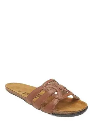 Naot Naot Liv Slide Sandal Caramel Leather