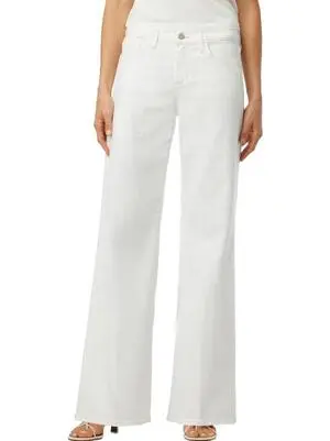 Joe's Jeans The Lou Lou Low Rise Wide Leg Jeans - White