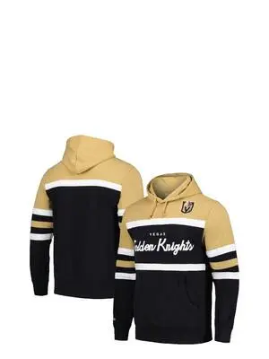 Mitchell & Ness Vegas Golden Knights Head Coach Pullover Hoodie - Black