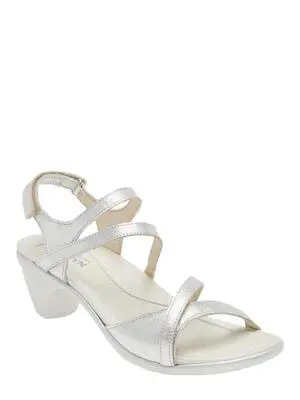 Naot Limit Slingback Sandal - Soft Silver Leather