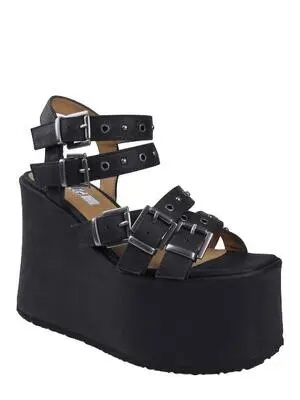 ZIGI ZIGI Vianca Platform Wedge Sandal Black
