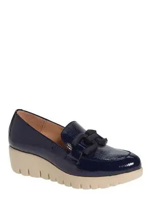 WONDERS Wonders San Marino Platform Loafer Lack Baltic