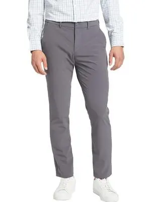 Mizzen+main Helmsman Flat Front Chinos - Charcoal Solid