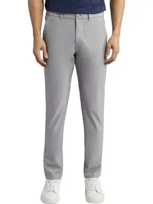 Mizzen+main Helmsman Flat Front Chinos - Silver Filigree Heather