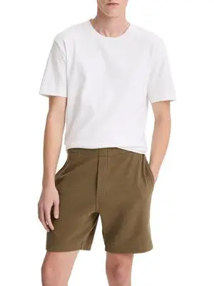 Vince Bouclé Pull-on Shorts - Kalamata