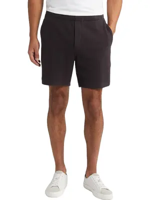 Vince Vince. Bouclé Pull-On Shorts Soft Black