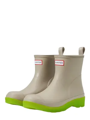 Hunter Hunter Play Short Translucent Sole Boots Gray