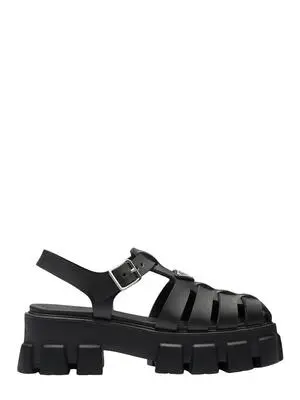 Prada Foam Rubber Sandals Black