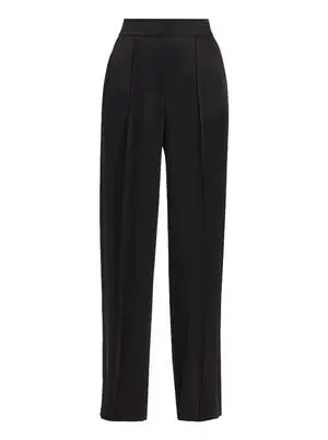 Simkhai Kyra Wide-leg Satin Pants - Black