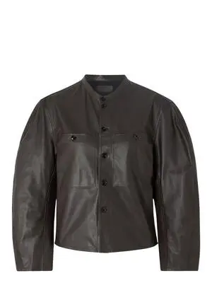 LEMAIRE Leather Jacket - Brown