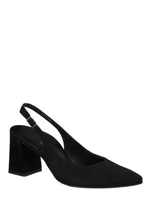 Paul Green Toluca Sling Pumps - Black Suede