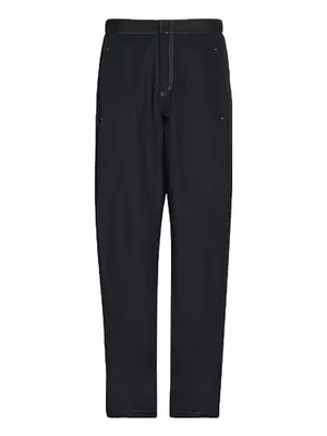 MARCELO BURLON COUNTY OF MILAN Straight Leg Pants - Black
