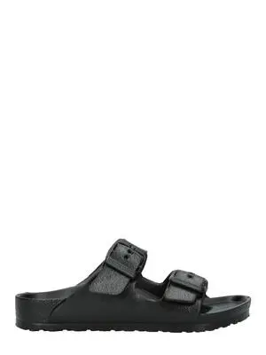 BIRKENSTOCK Leather Arizona Eva Sandals - Black