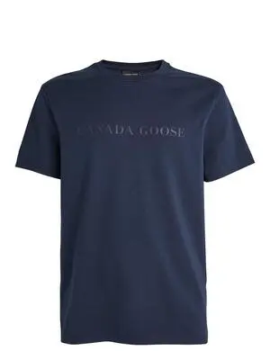 Canada Goose Cotton Emerson T-shirt - Navy