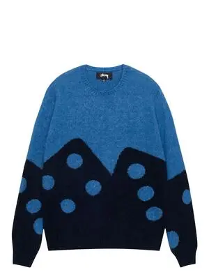 StÜssy Dice Fuzzy Crewneck - Multicolor