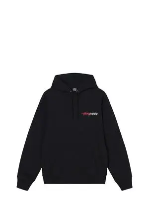 StÜssy Positive Vibrations Appliqué Hood - Black