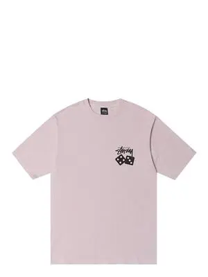 StÜssy Dice Pigment Dyed Tee 'blush - Pink
