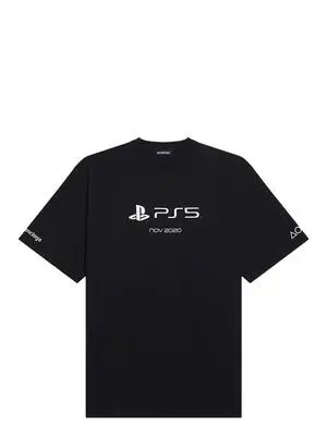 Balenciaga Playstation Boxy Tee /white - Black
