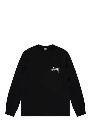 StÜssy Gold Lion Long-sleeve Tee - Black
