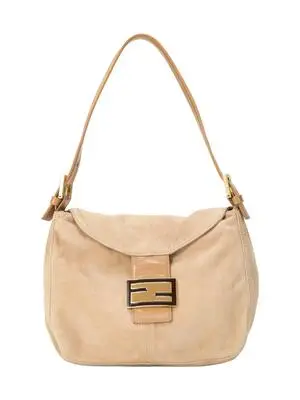 FENDI Fendi Suede Shoulder Bag