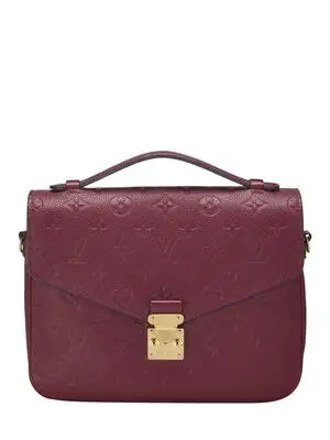 LOUIS VUITTON Jaipur Monogram Empreinte Pochette Metis - Burgundy
