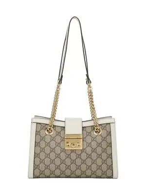 Gucci Padlock Small Shoulder Bag Cream