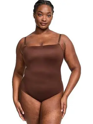 Victoria's Secret Bodywear Victoria With Feathersoft™ Lightly Lined Bodysuit - Brown