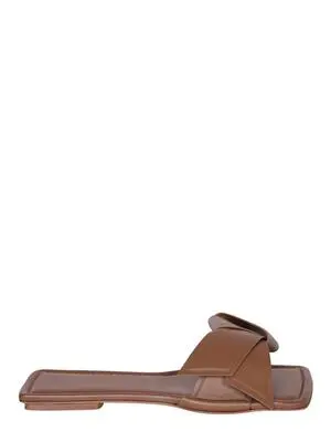 ACNE STUDIOS Leather Sandals With Bow Detail
