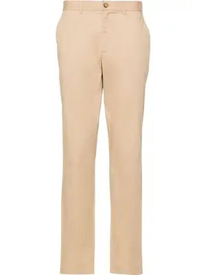 Michael Kors Mid-rise Straight-leg Chinos - Neutrals