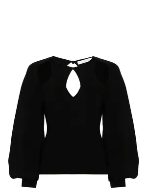 Chloé Cut-out Jumper - Black