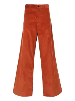 Marni Flared Corduroy Trousers - Orange