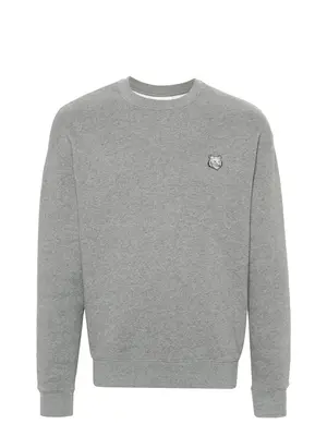 Maison Kitsuné Bold Fox Head Cotton Sweatshirt Grey