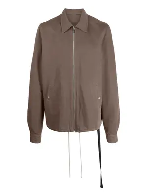 Rick Owens Zip-up Shirt Jacket - Grey