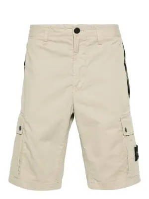 Stone Island Compass-badge Cargo Shorts - Neutrals